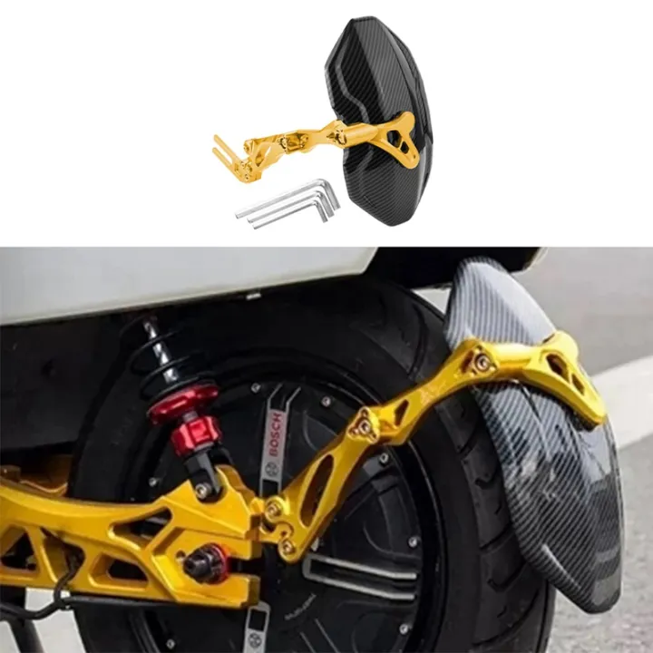 Universal Electric Motorcycle Rear Mudguard Splash Guard for Honda ...
