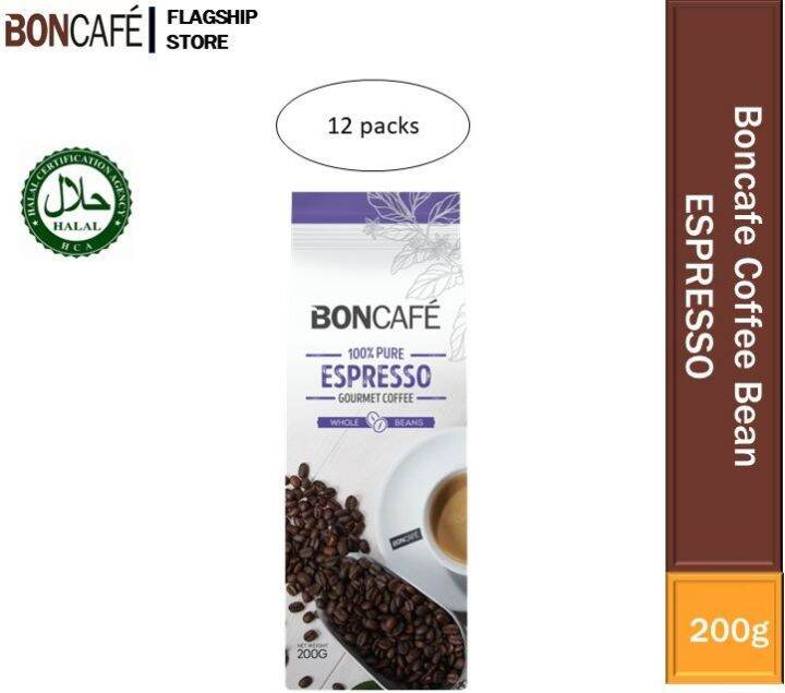 (Carton Sale) Boncafe Espresso Coffee Bean 200g | Lazada