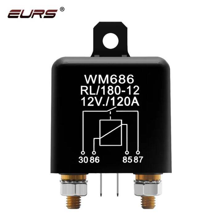 120A High Current Relay Starting Relay Car Battery Separator Coupler ...