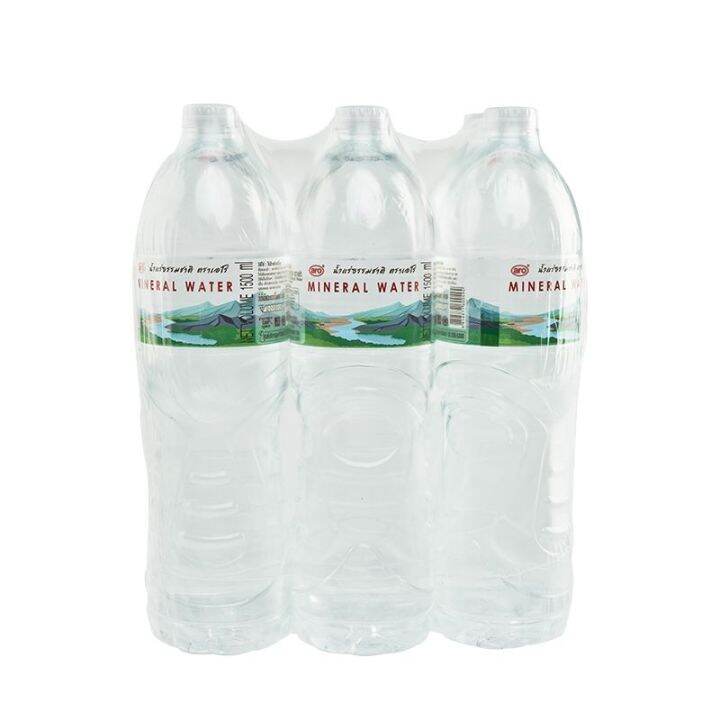 ถูกที่สุด! เอโร่ น้ำแร่ ขนาด 1500 มล. แพ็ค 6 ขวด Promotion Free ...