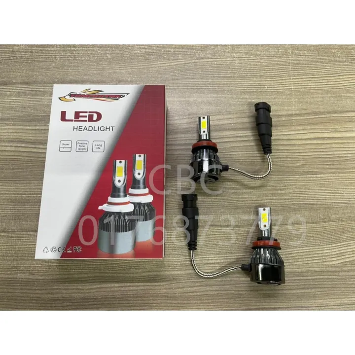 NEW BRAND TOMAHAWK H11 WHITE Bright Putih BULD Car Headlight LED | Lazada