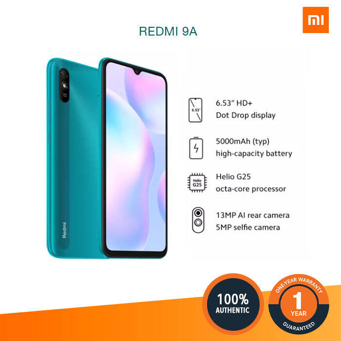 Xiaomi Redmi 9A (2GB + 32GB) Global Version | Lazada PH