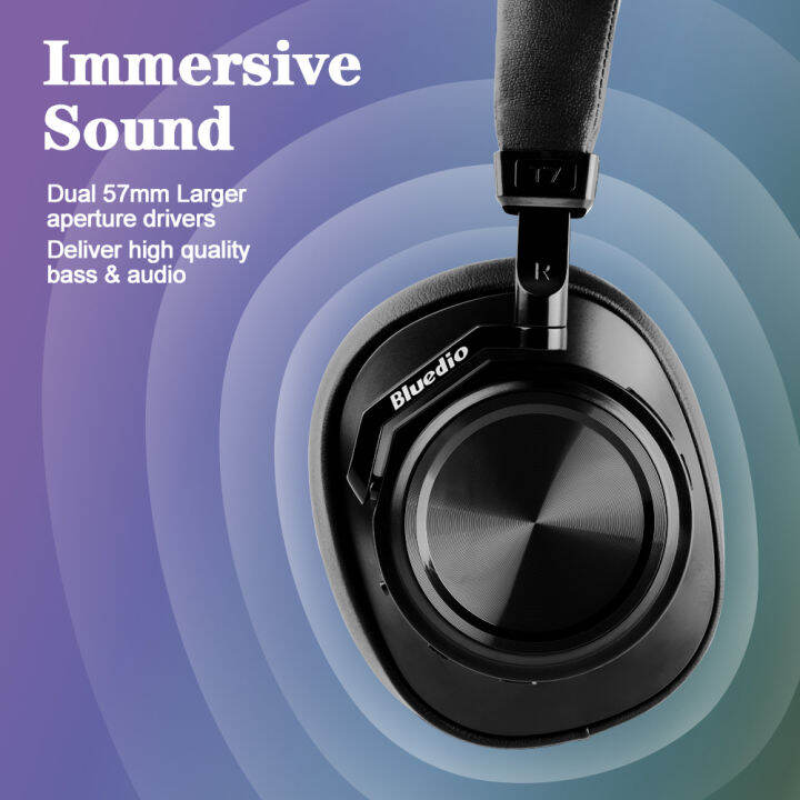 Bluedio T7 Headphone Bluetooth User-defined Active Noise Cancelling ...