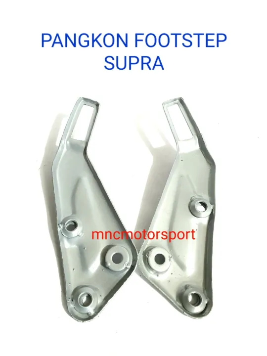 PANGKON FOOTSTEP SUPRA BAHAN BESI SILVER BREKET DUDUKAN FOOT STEP ...