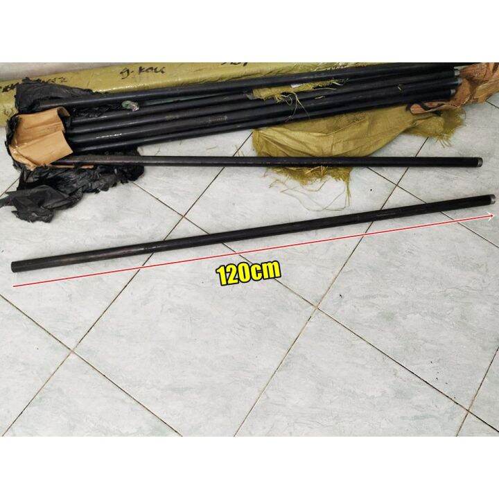 pipa 3/4 single drat untuk catok pipa / pipa besi 120cm untuk pipe ...