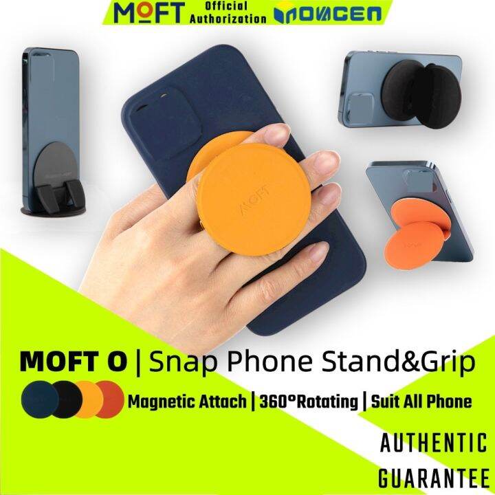 Moft O Snap ขาตั้งโทรศัพท์มือถือ และที่ตั้งโทรศัพท์ แบบแม่เหล็ก ไม่ทิ้งรอยกาว สําหรับสมาร์ทโฟน ...