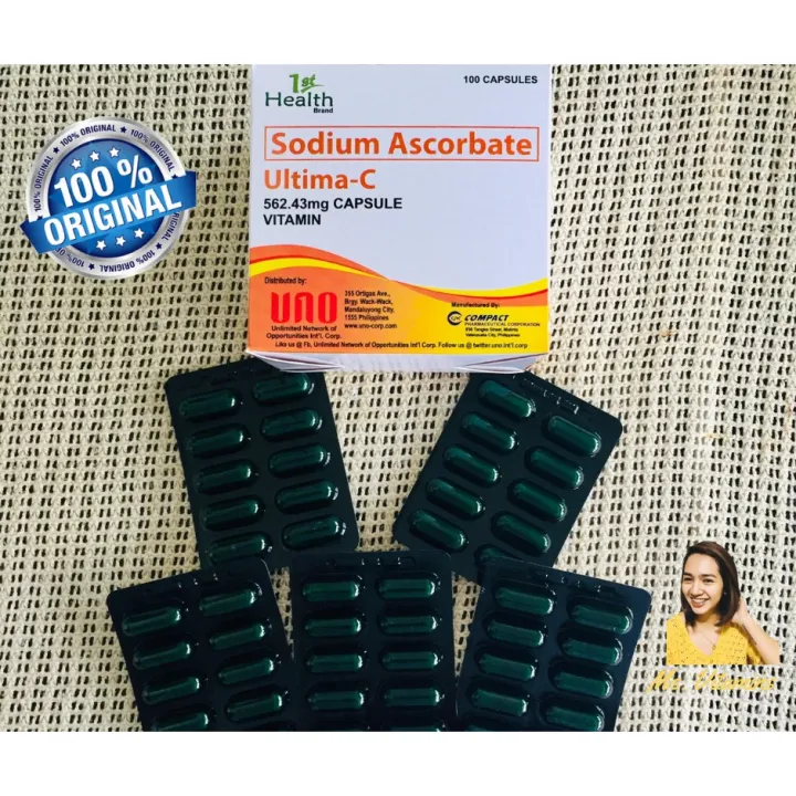 gskc Ultima C 50 Capsules Alkaline Vitamin C Sodium Ascorbate MultivitiminsPampataba Safe and ...