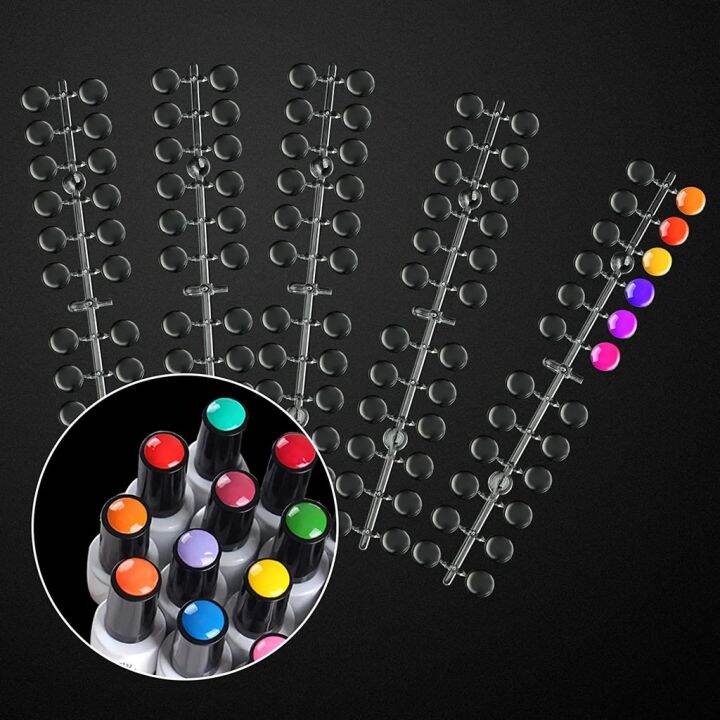 Display Swatch Nail Gel Acrylic / Set Tampilan Seni Kuku Salon ...