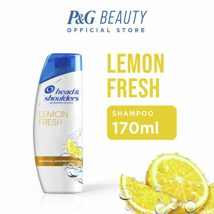 Head & Shoulders Lemon Fresh Instant Oil Control Shampoo 170ml [Anti ...