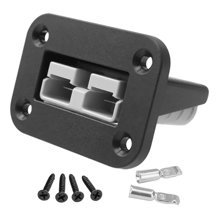 Flush Mount 50 Amp Anderson Plug Mounting Bracket Panel Cover for ...