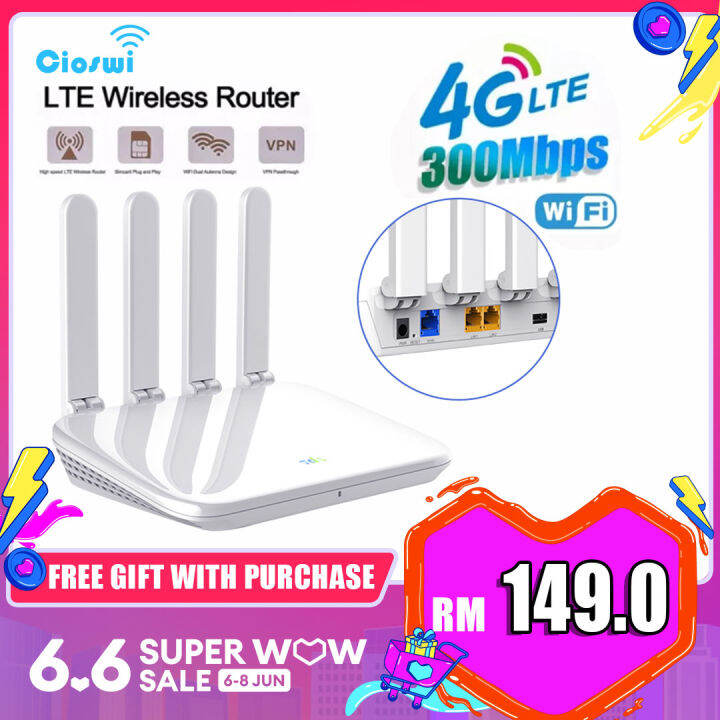 2022 Newest Fast Processing WE2805-C 4G LTE CPE Router home through the wall king 300Mbps High ...