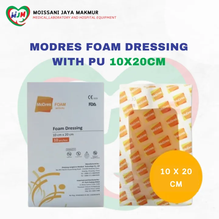 Modres Foam Dressing With PU 10x20cm - Pembalut Luka | Lazada Indonesia