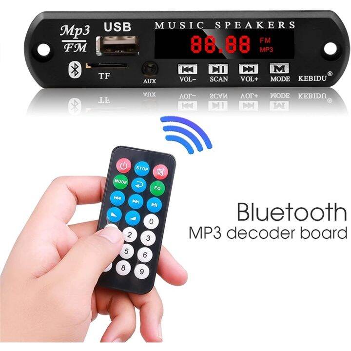 Wireless Bluetooth 5.0 Decoder Board 5.0 DC 5V 12V MP3 WMA Audio Module USB TF Radio | Lazada PH