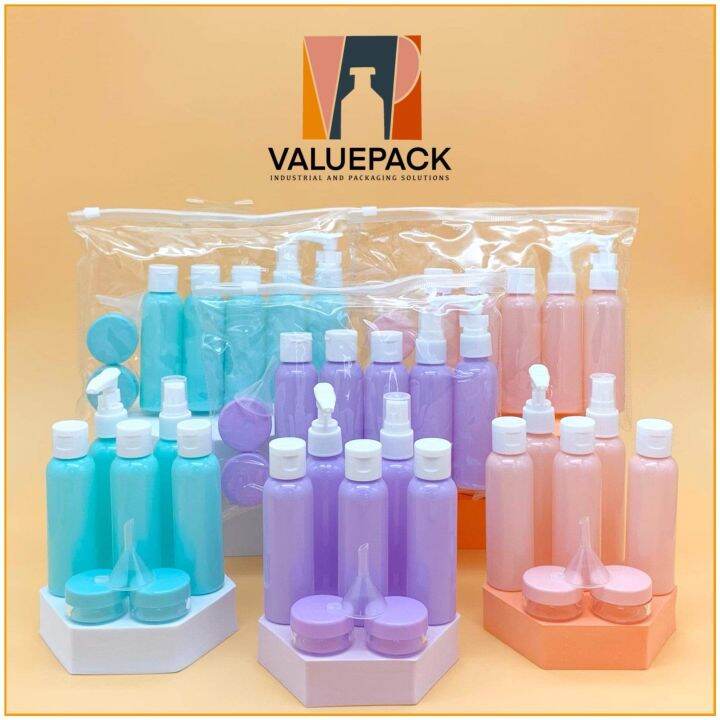8 PCS TRAVEL KIT SETS WITH RESEALABLE TRAVEL POUCH | Lazada PH