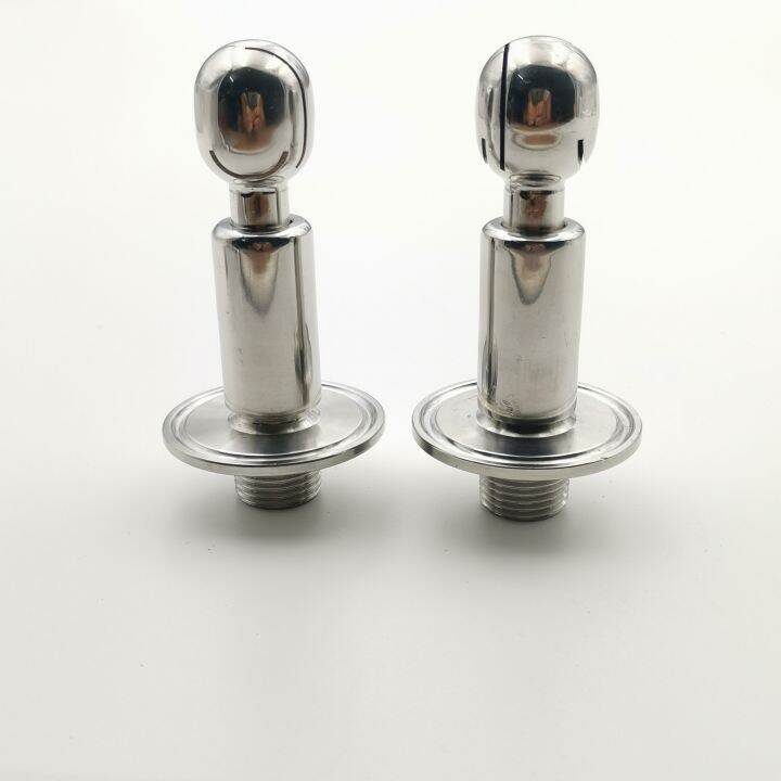 rotary cleaning spray nozzle Micro Rotating Spray Ball 1.5" Tri Clamp x ...
