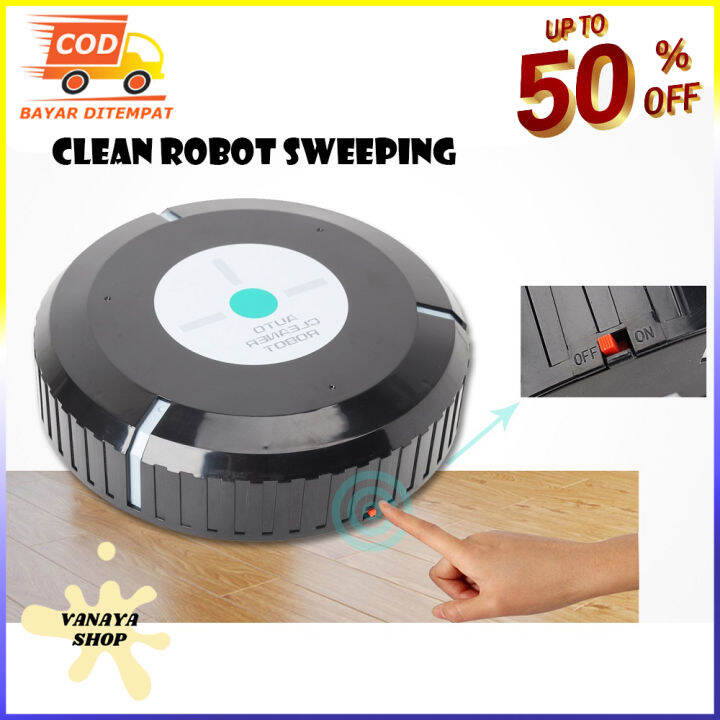Mesin Pembersih Debu Robot Clen Sweeping-Mesin Pel lantai Sapu Lantai ...