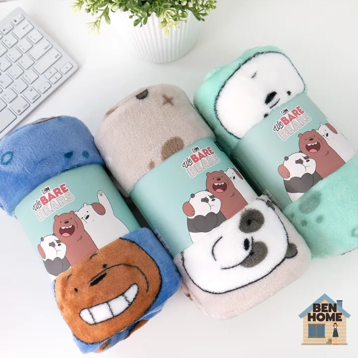 MOSHI MOSHI ผ้าห่มนาโนไซส์กลาง 100 x 140 ซม. ลายวีแบแบร์ (พร้อมส่ง ...