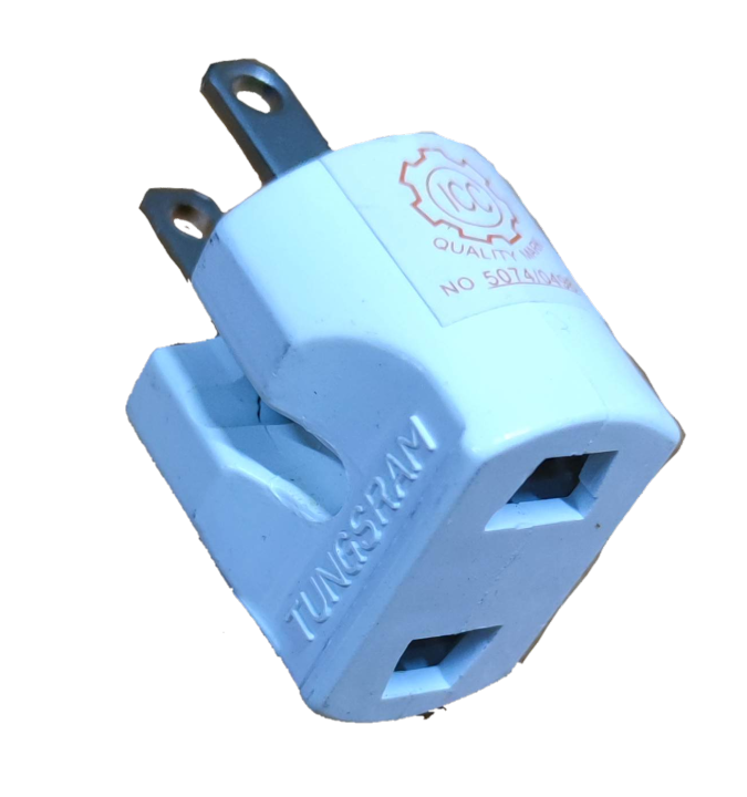 Plug Adaptor Round to Flat, Adaptor for Round to Flat 5A 250V Capacity ...