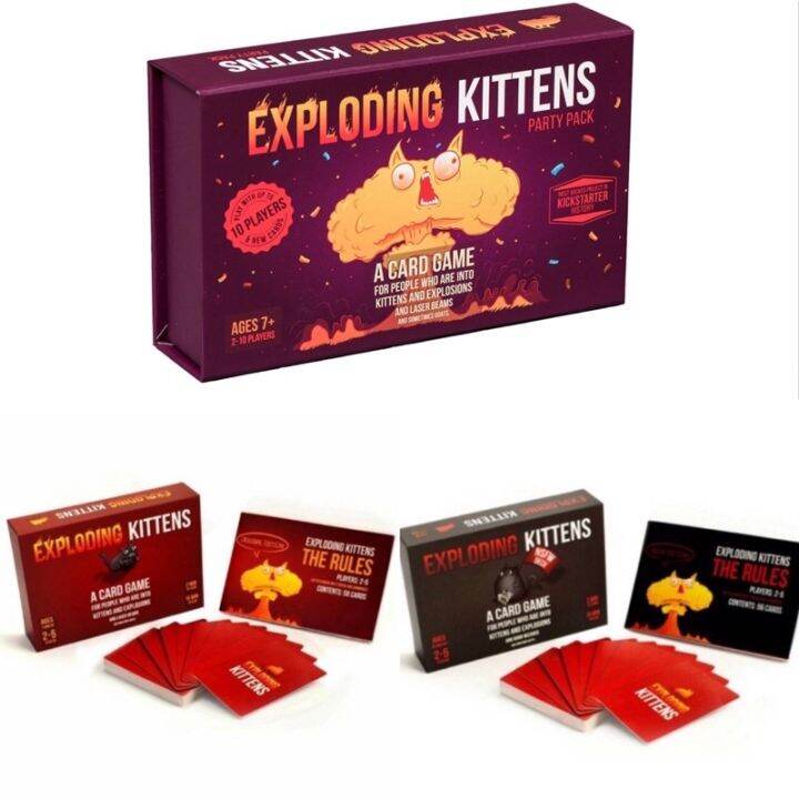 Red children and adult edition exploding cards game | Lazada PH