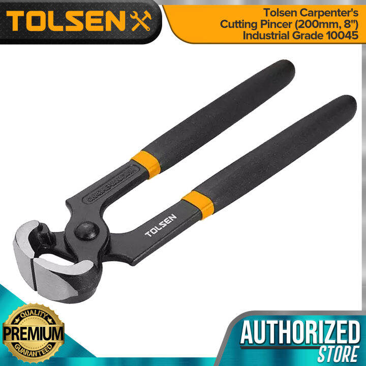 Tolsen Carpenter's Cutting Pincer (200mm, 8") Industrial Grade 10045 | Lazada PH