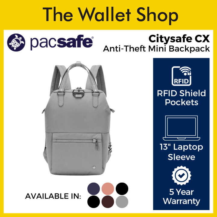 Pacsafe Citysafe CX Anti-Theft Mini Backpack | Lazada