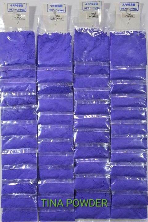 Tina Powder -Bluing Powder for Laundry 1x12 1Layer Net.50grams Packed ...