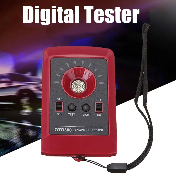 12V LED Digital Tester Motor Engine Oil Quality Detector Gas Diesel ...