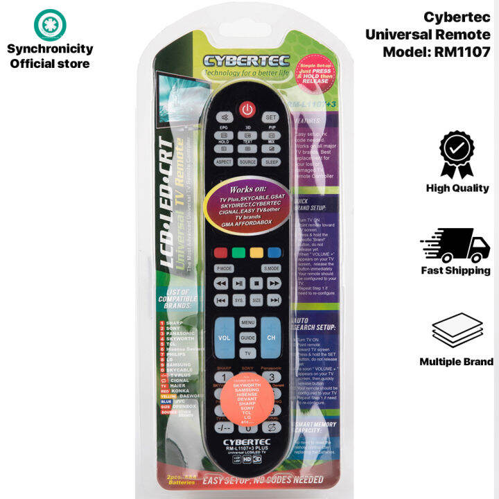 Universal Remote Control CYBERTEC Spare Remote | Compatible with All ...