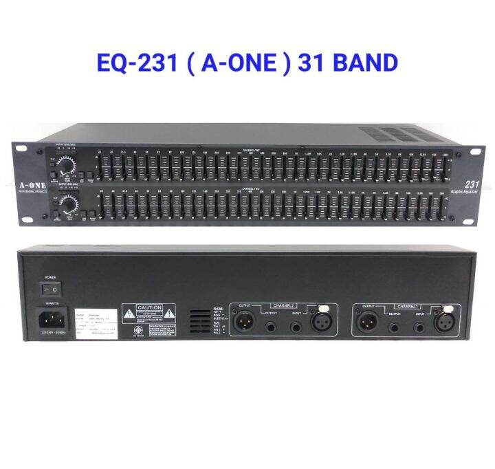 Equalizer อีคิวอีควอไลเซอร์31ช่อง รุ่น A-one EQ231 | Lazada.co.th