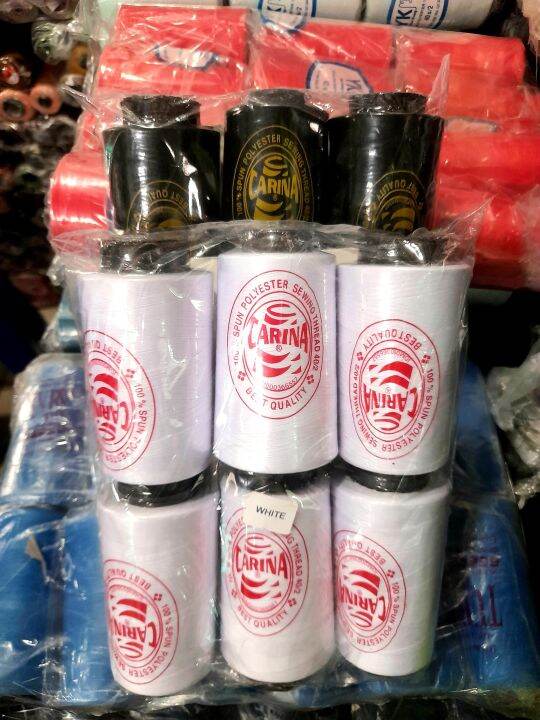 PROMO 3.3 SALE! Benang Jahit Warna Putih Per 6 pis Benang Jahit Berkualitas Benang Jahit 40/2 ...