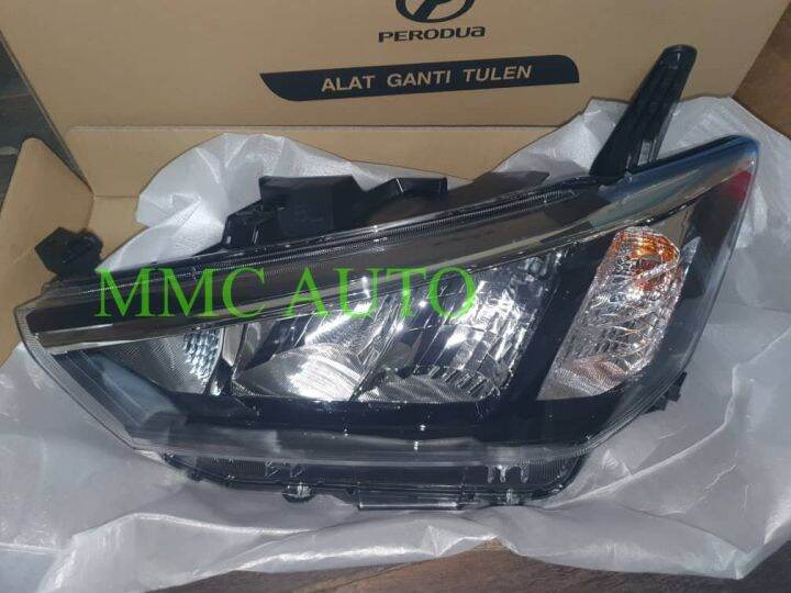 ORIGINAL 100% PERODUA BEZZA 2019 HEAD LAMP LED / LAMPU BESAR / FRONT ...