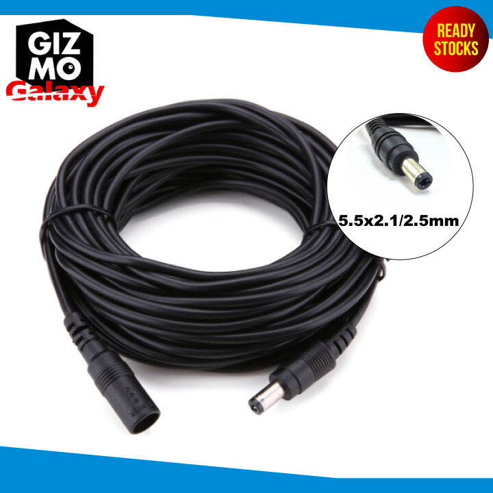 DC Extension Cable 3M 5M 10M 2.1mm x 5.5mm Female to Male Plug for 5V ...