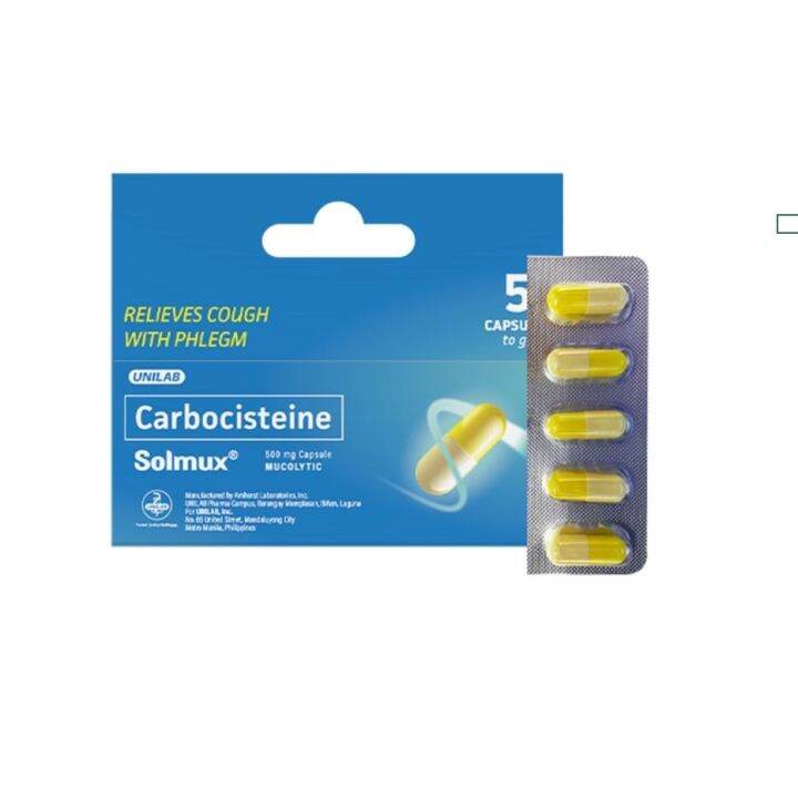 Capsule (Carbocisteine) 500mg 5 Capsules | Lazada PH
