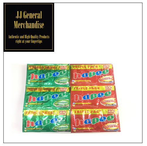 Hapee Toothpaste Triple Pack Explosive Menthol Red 30g 1 Dozen | Lazada PH