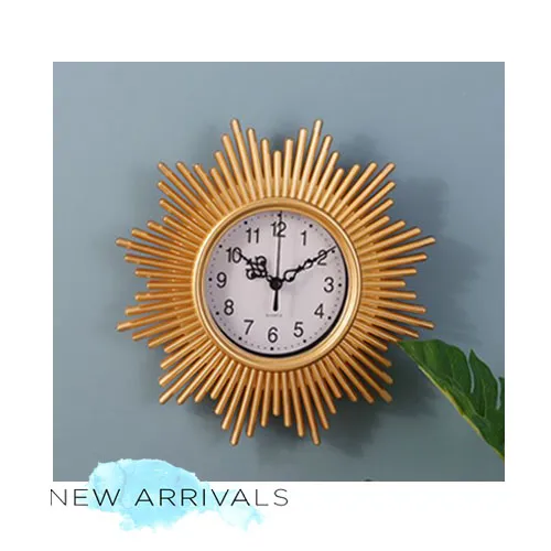 SUNCLOCK - Modern Sun Design Wall Clock Battery Operated | Lazada PH