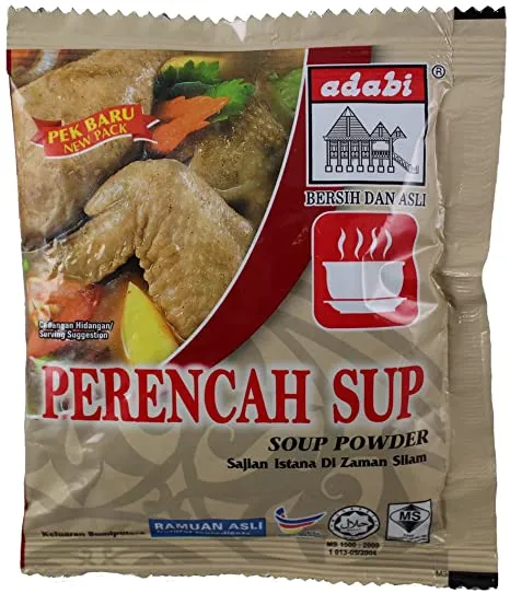 ผงซุป ไก่และเนื้อ Adabi Perencah Sup Soup Mix HALAL Product of Malaysia ...