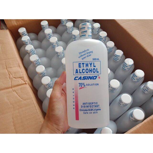 ☟Casino Ethyl Alcohol 70 solution 500 ml☃ | Lazada PH