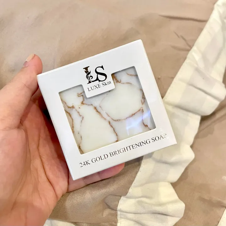 Luxe Skin 24K Gold Brightening Soap 135g by Anna Magkawas, Luxe Skin ...