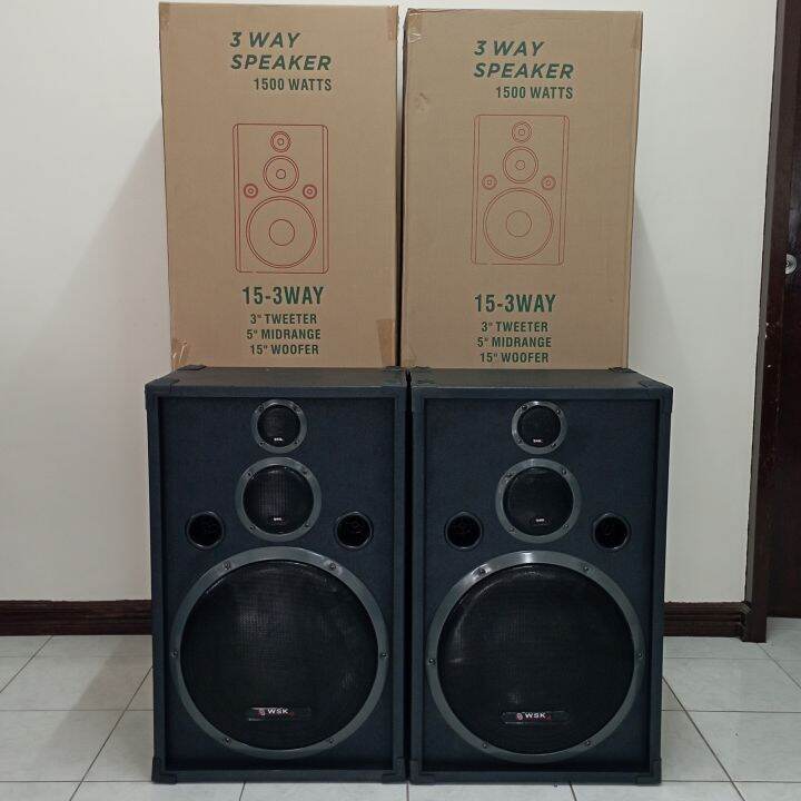 WSK D15 3-Way Speaker code:1535 | Lazada PH