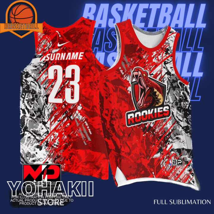 BASKETBALL JERSEY ROOKIES 01 FREE CUSTOMIZE NAME AND NUMBER ONLY BEWARE ...