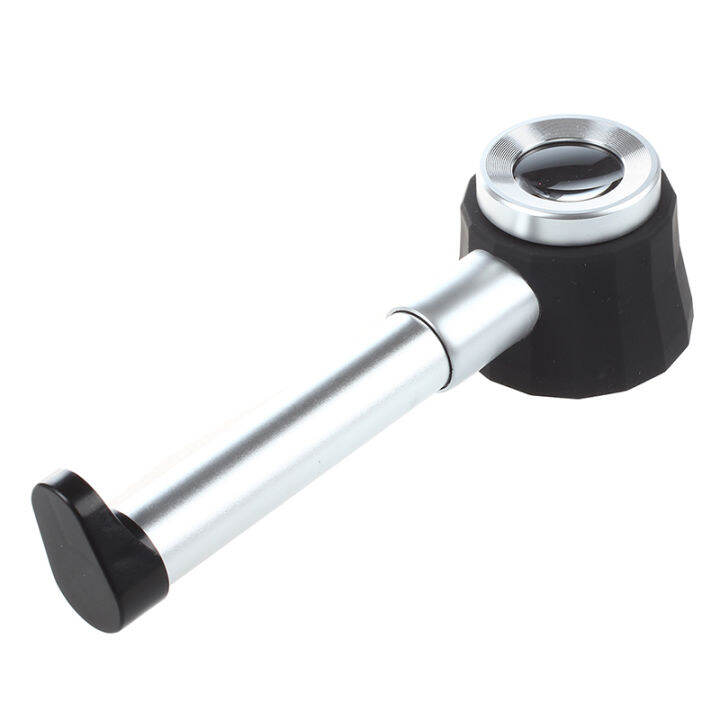 10X Handheld LED Optical Glass Magnifier with Scale Magnifying Jewelry ...