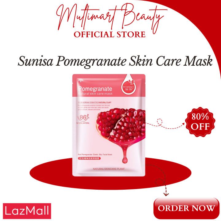 SUNISA Natural Skin Care Mask Facial Mask for Moisturizing Brightening ...
