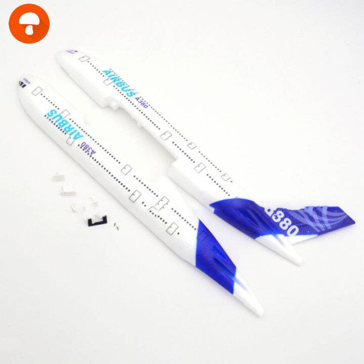 A120-0001 Airbus A380 Airframe Assembly อุปกรณ์เสริม Fixed Wing Glider รีโมทคอนโทรลเครื่องบิน ...