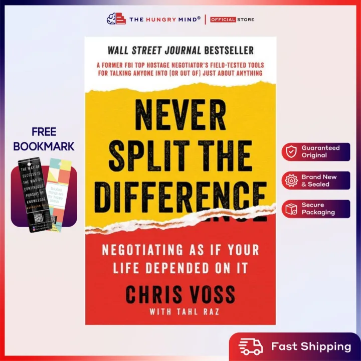 Never Split The Difference (ORIGINAL) by Chris Voss (PB) Non Fiction ...
