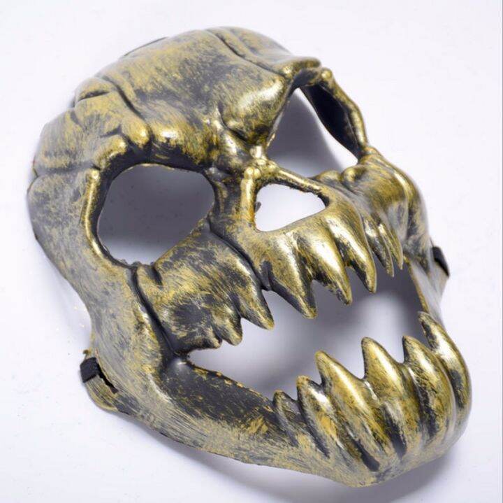 Skull Horror Ghost Mask Full Face Army Games Shield Mask for Halloween ...