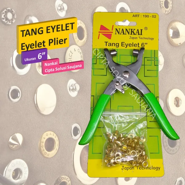 TANG EYELET TANG PRESS TANG PENJEPIT MATA AYAM MATA ITIK SABUK KULIT ...