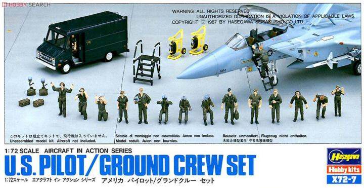 U.S.Pilot / Ground Crew Set 1/72 HASEGAWA | Lazada.co.th