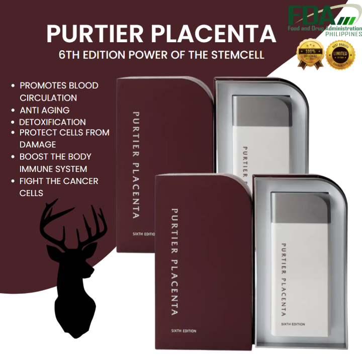 Purtier Placenta original 6th Edition 60 Capsules Buy 1 Get 1 Free 2 ...