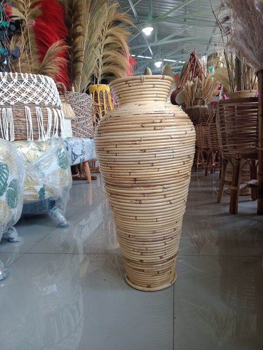 Vas Bunga Rotan Ukuran 60cm | Lazada Indonesia