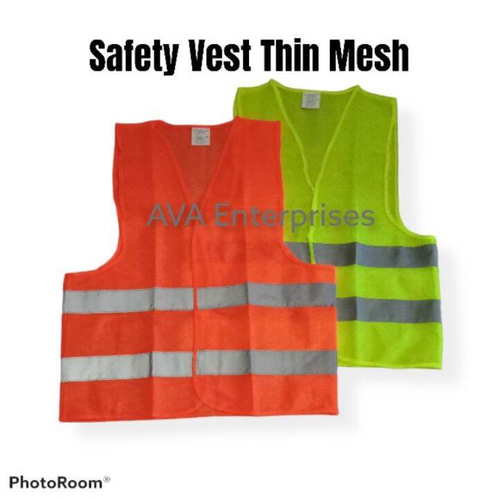 Safety Vest Reflectorized Thin Mesh type☼ | Lazada PH